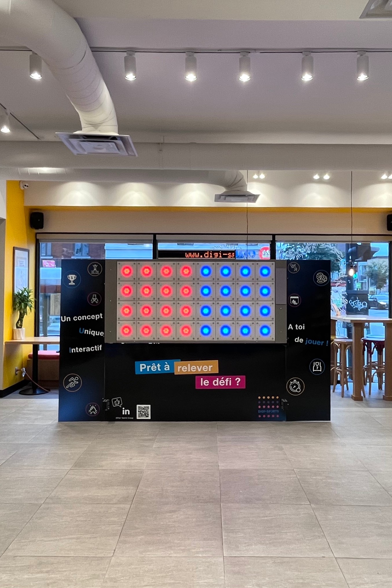 Le Mur interactif DIGI-SPORTS - MT Lab - Recherche projet